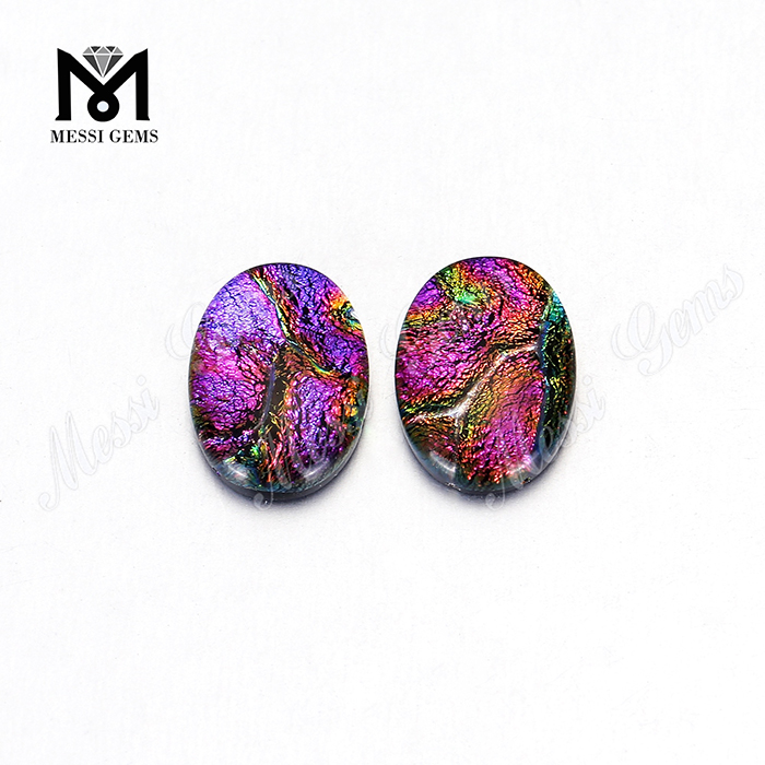 Synthetic Glass Ammolite, Ammolite Stone