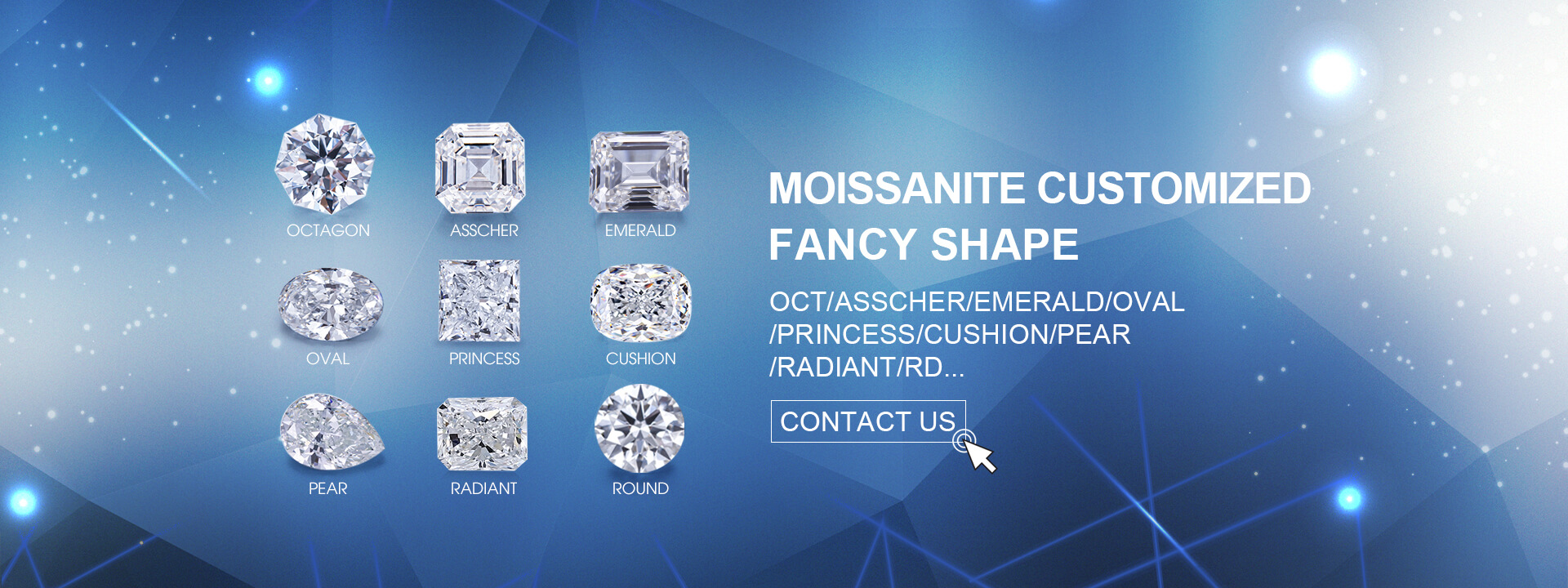 moissanite diamond gemstone NO.1 wholesale factory